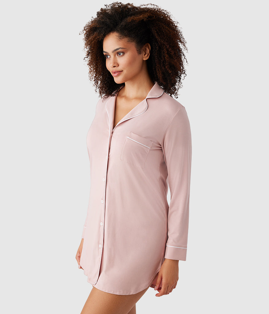 Lease to Lounge Sleepshirt: Blush Pink – Wacoal Canada