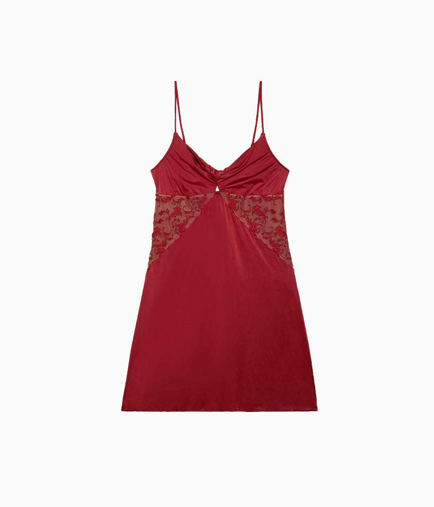 Dramatic Interlude Chemise: Deep Red – Wacoal Canada